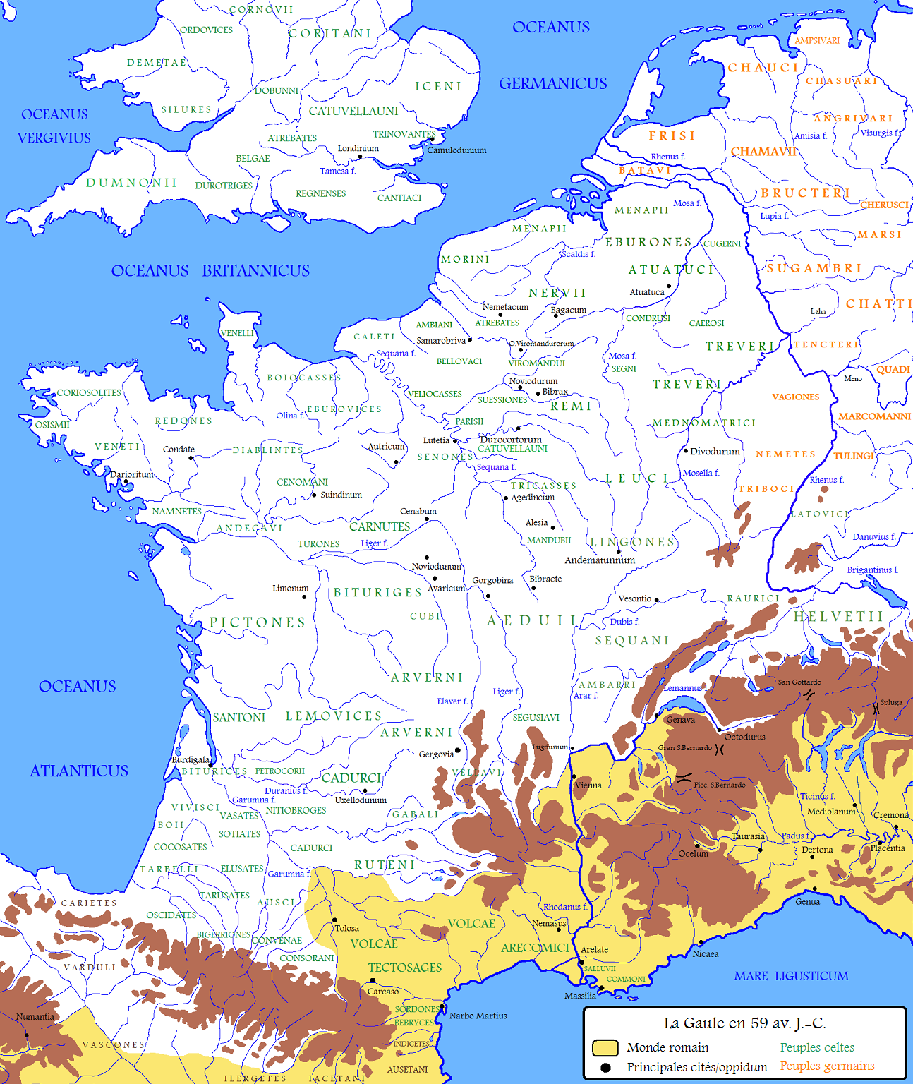 Almacén de clásicas: MAPAS DE LA CONQUISTA DE LA GALIA
