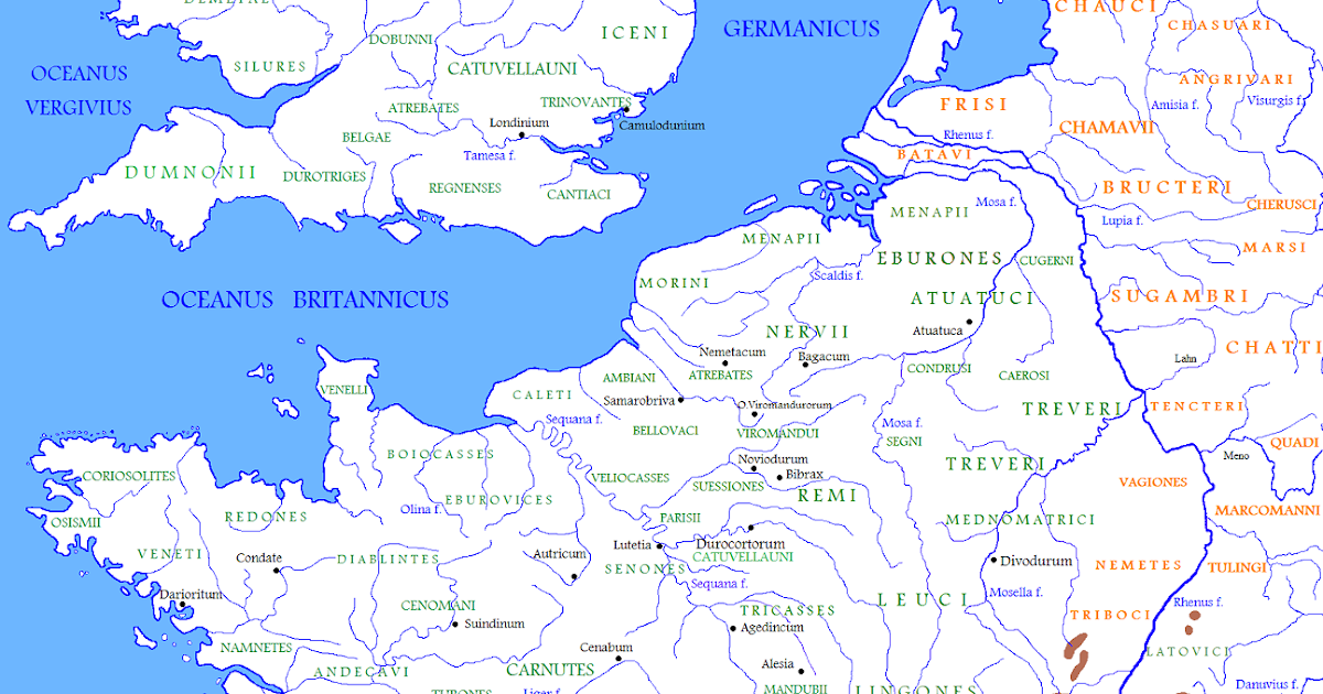 Almacén de clásicas: MAPAS DE LA CONQUISTA DE LA GALIA