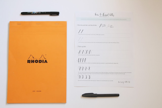 How to Hand Letter: the Basics [DIY]