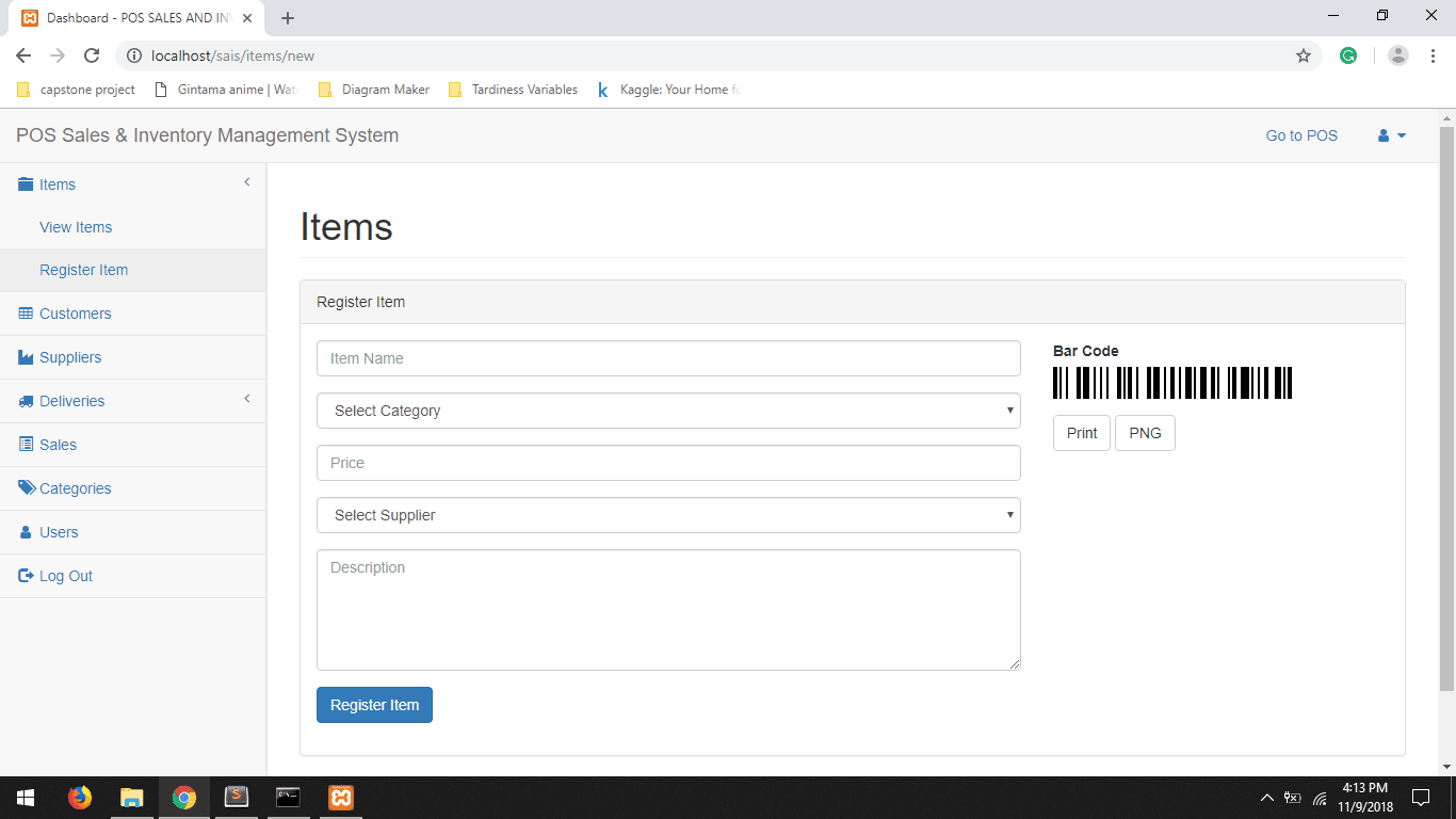 Web-Based POS Sales and Inventory Management System | IT CS Project