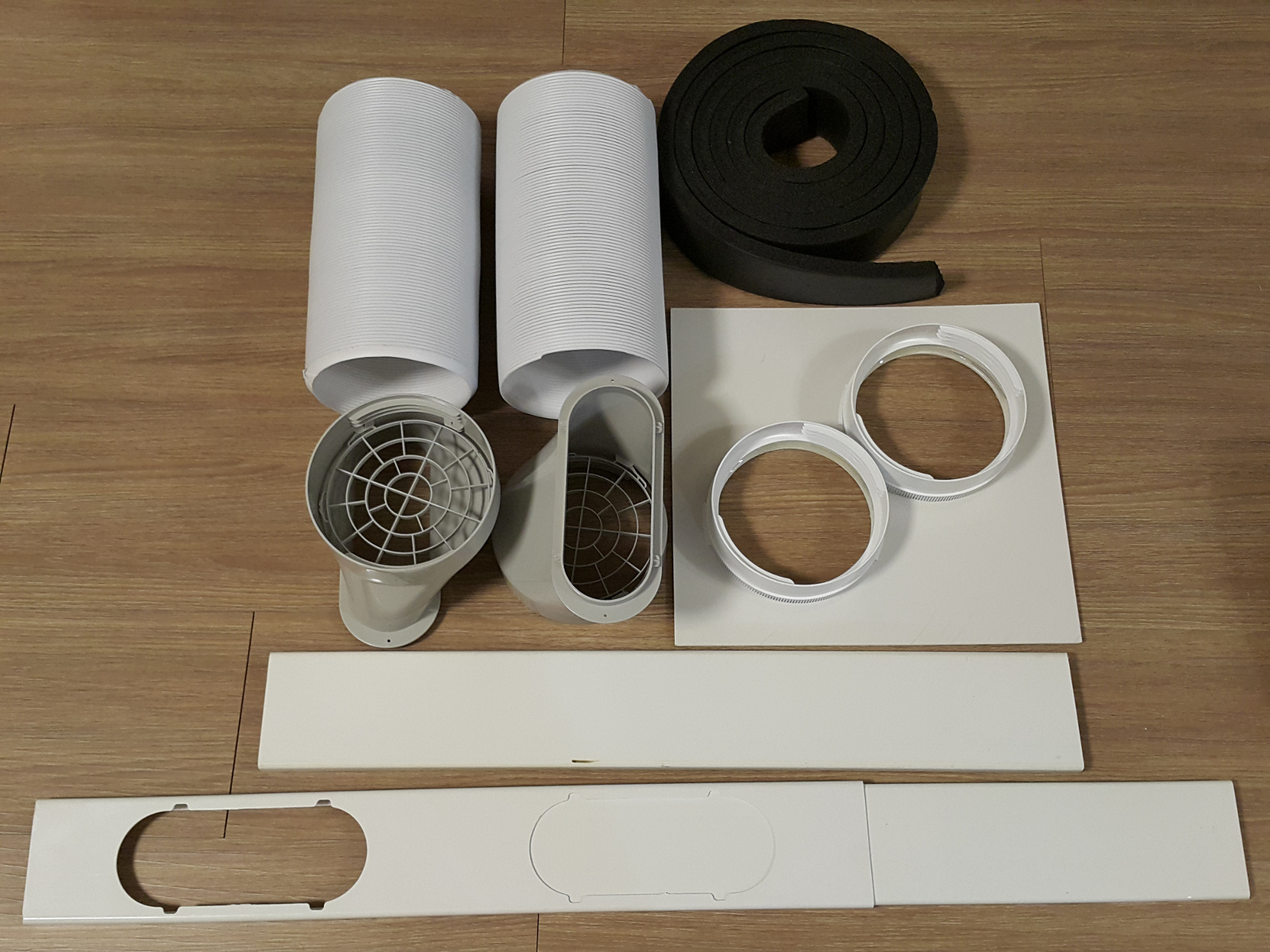 Joey的奮鬥: FFU 改新風套件 雙管版 - 預定改給豹米霧霾版 (BMI450A) 使用