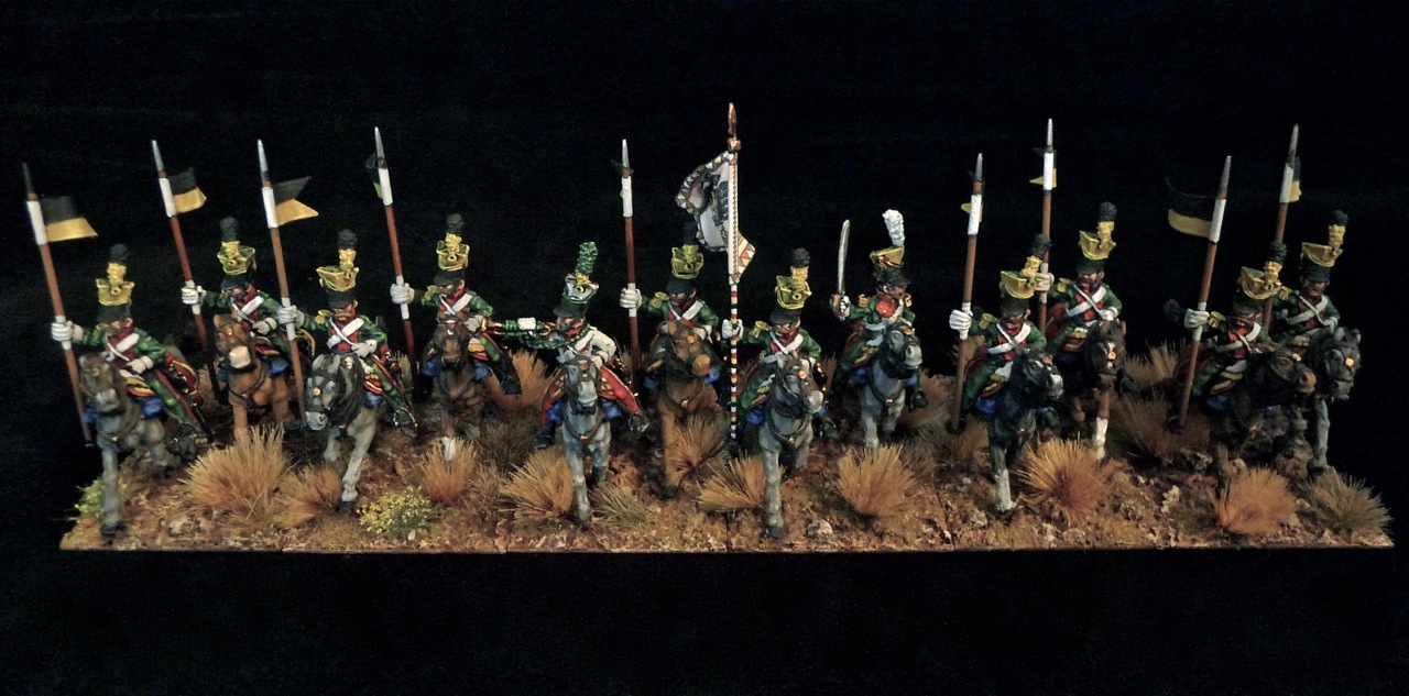 Analogue Hobbies: Napoleonic Gallery: Austrian 1st Uhlans 'Schwarzenberg'