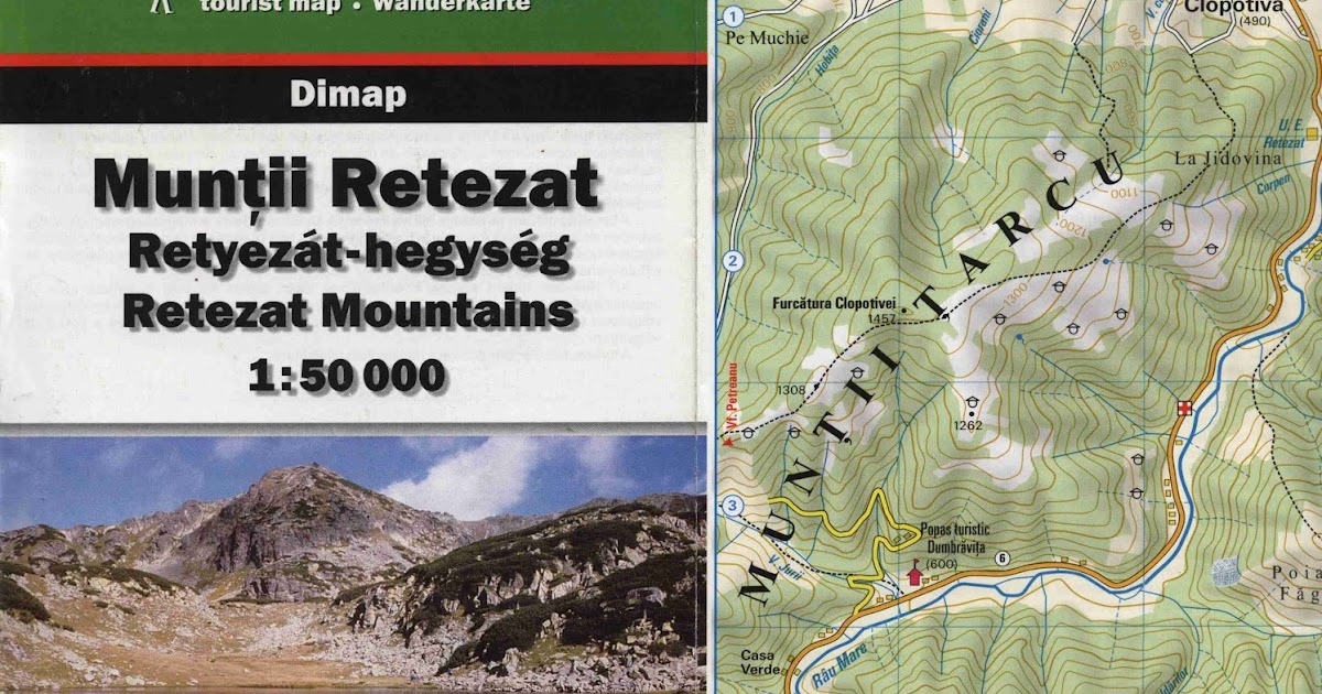 Romania Live: Muntii Retezat Harta turistica detaliata a Muntilor Retezat