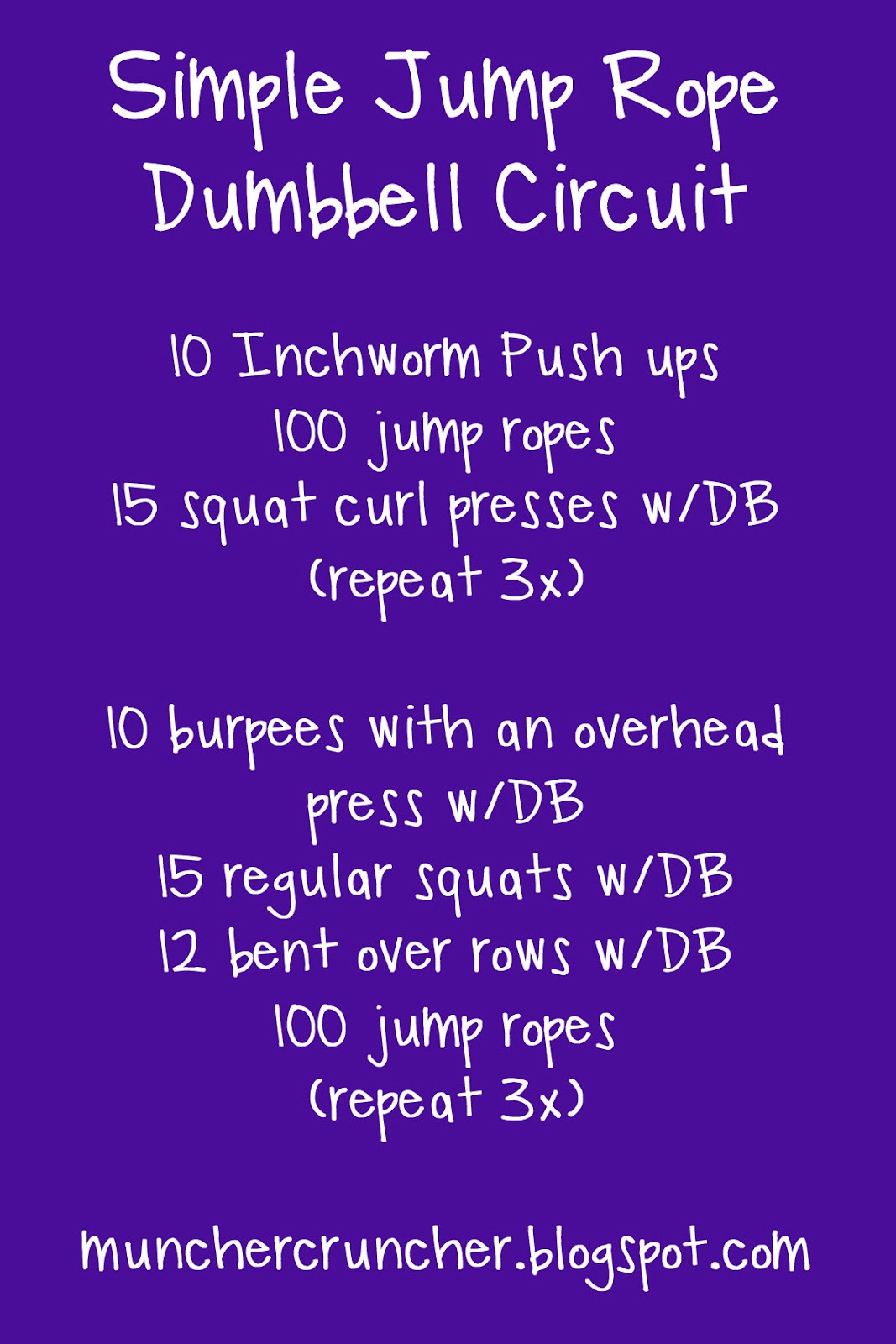 Muncher Cruncher A Simple Jump Rope Dumbbell Circuit muncher-cruncher-a-simple-jump-rope-dumbbell-circuit