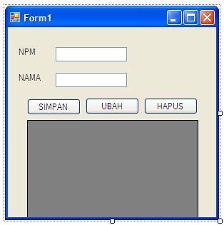Membuat DataGridView Sederhana Pada Visual Basic
