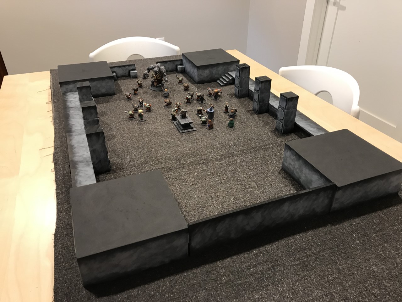 Wooden Warriors: Completed Balin's Tomb Terrain Layout