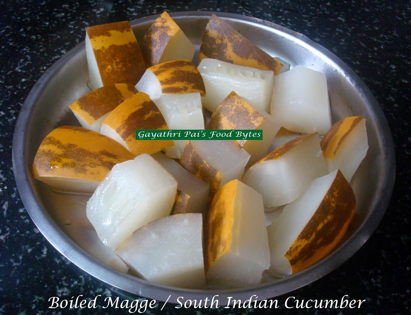 Gayathri Pai's Food Bytes: Bunt Style Magge Gashi With Bikkand And Bimbul.