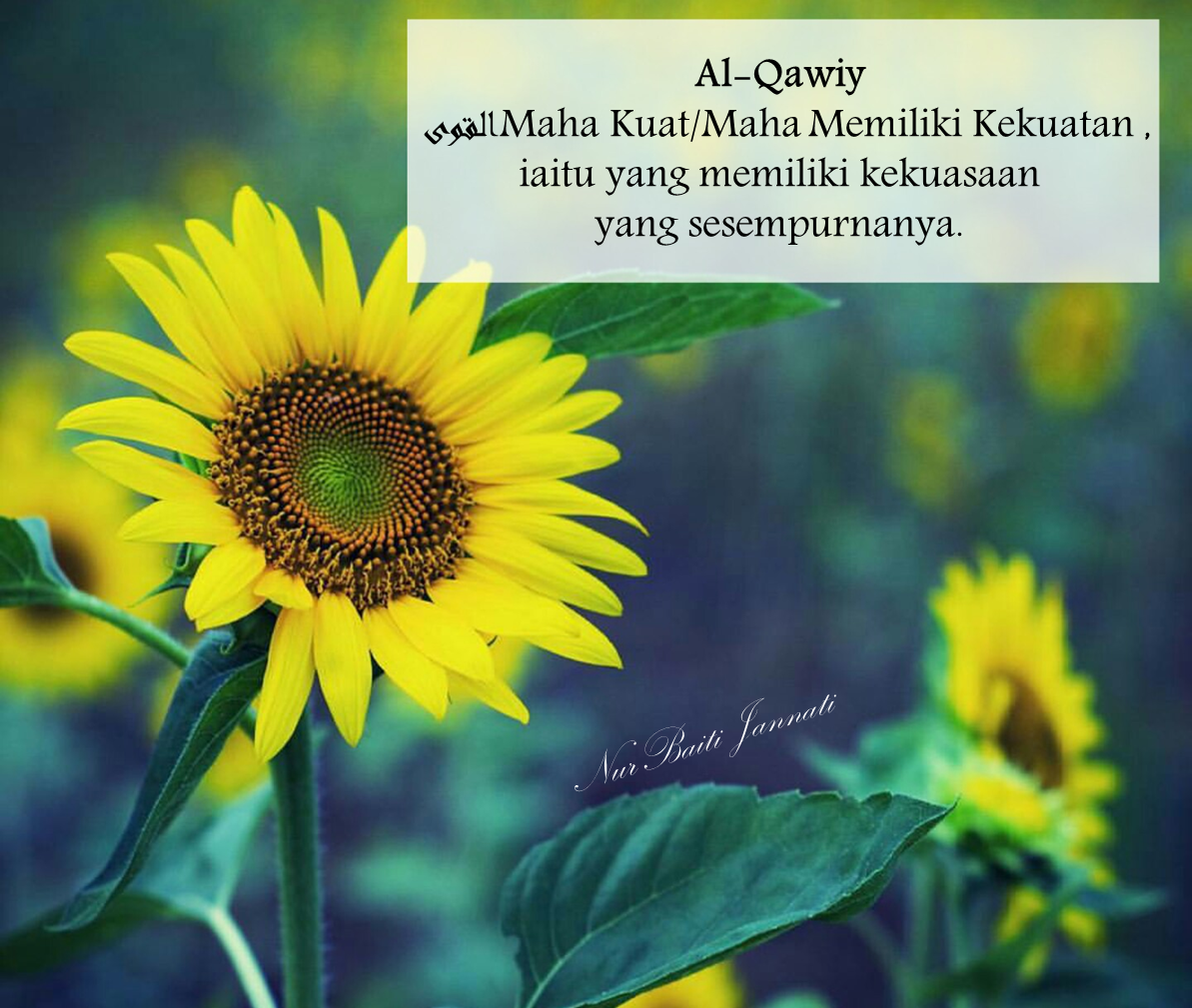 Keindahan Nama-Nama Allah SWT... Allah berfirman; Dan berserahlah ...