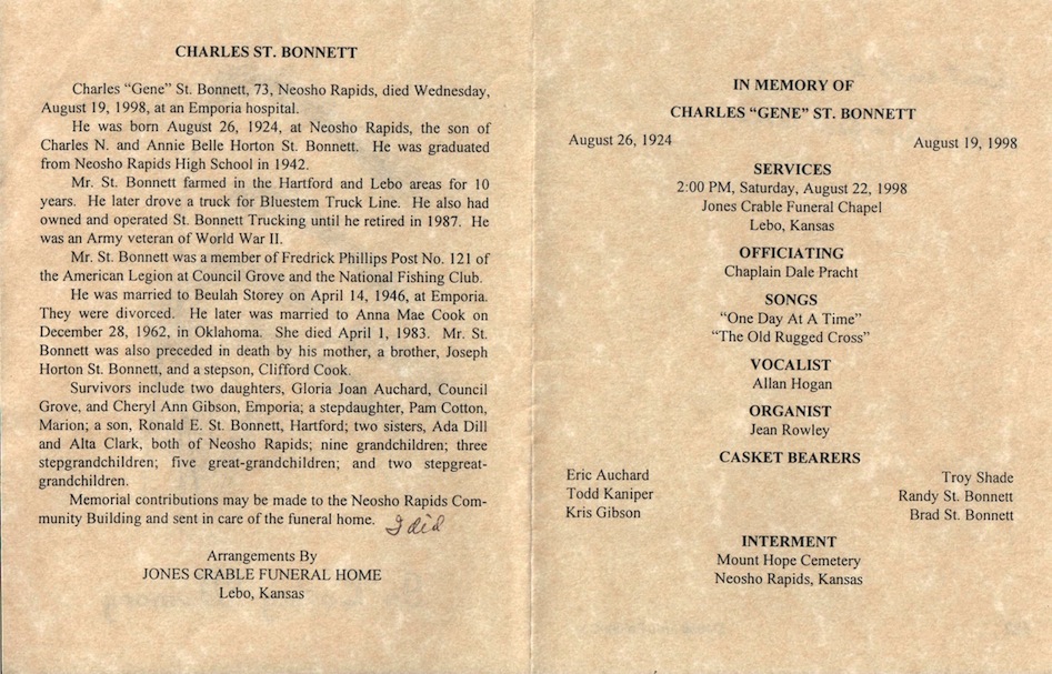 Saint-Bonnet Family History