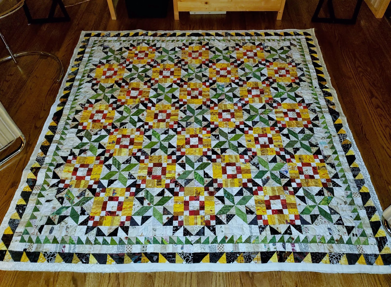 My Quilty World: Good Fortune - The REVEAL - Bonnie Hunter - Mystery Quilt