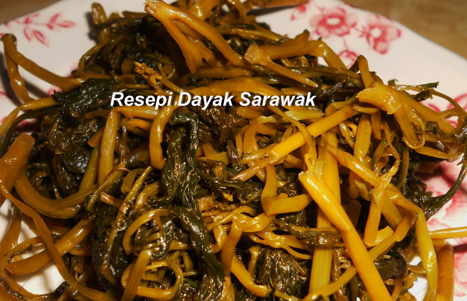 Resepi Sarawak: JERUK ENSABI (SAWI DAYAK) KIMCHI IBAN