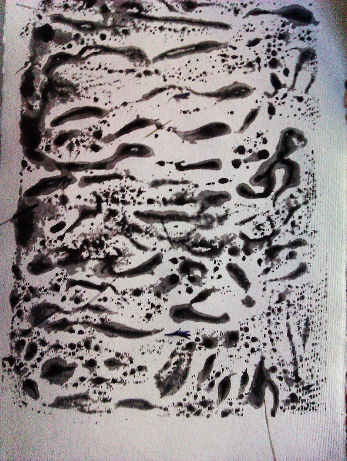 starting out: collography print experiments...