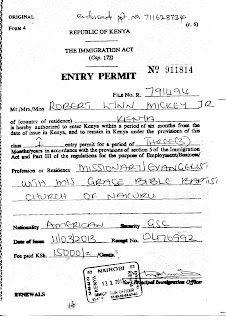 GRACE TO THE REGIONS BEYOND: NEW WORK PERMIT