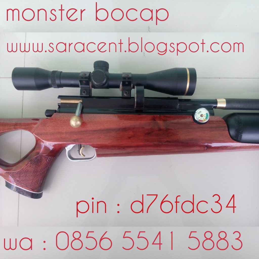 Senapan Angin PCP dan Gejluk AS Gun: Senapan angin pcp Monster Bocap