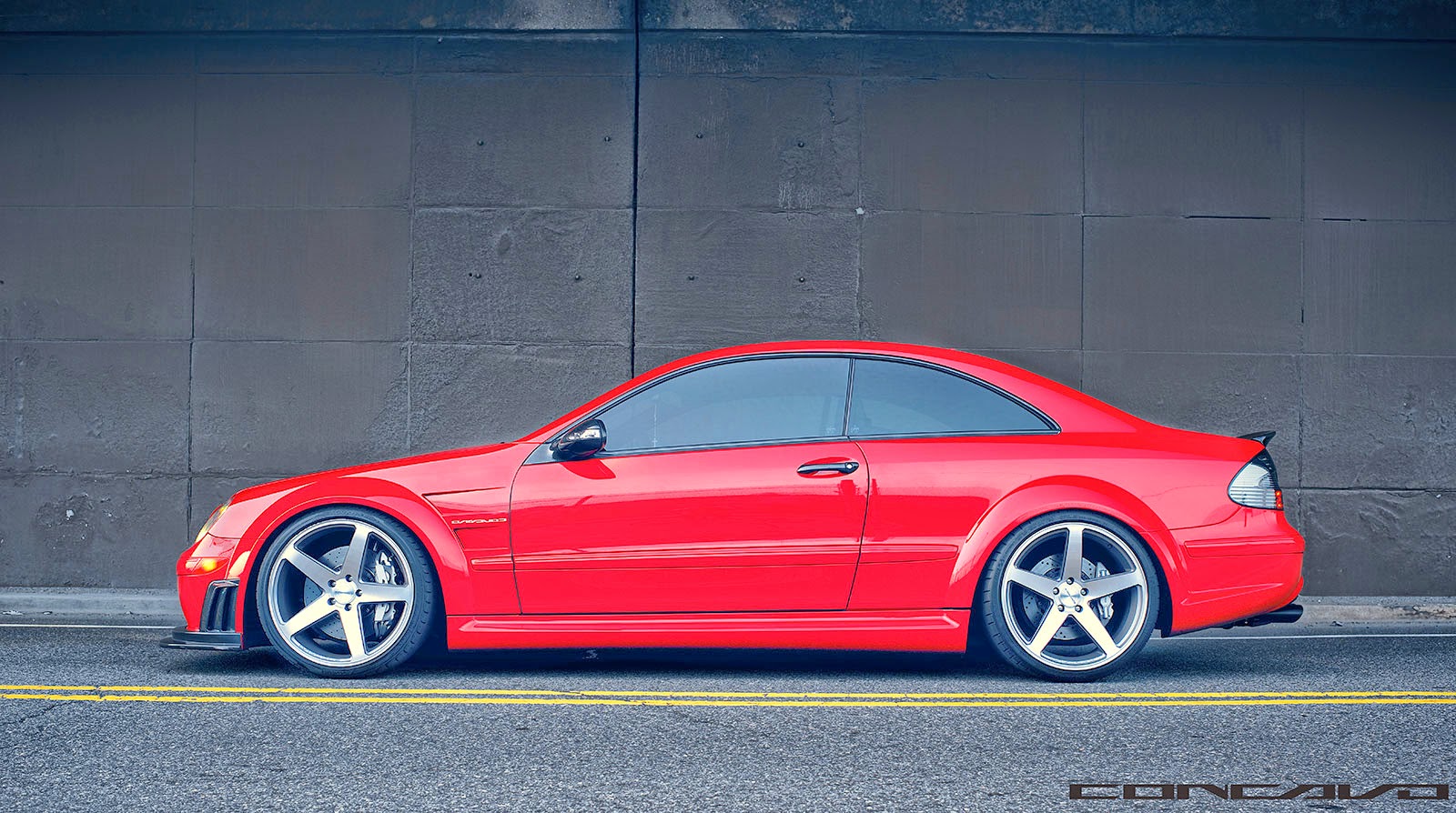 Mercedes-Benz CLK63 AMG Black Series on Concavo CW-5 Wheels | BENZTUNING