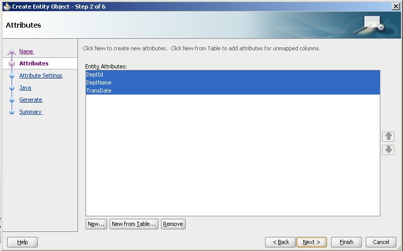 Create List of Values - LOV in Oracle ADF