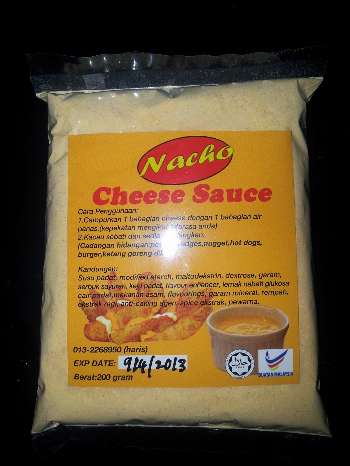 Sos Cheezy Wedges (Nacho Cheese Sauce) | DIMENSI BUMI ENTERPRISE