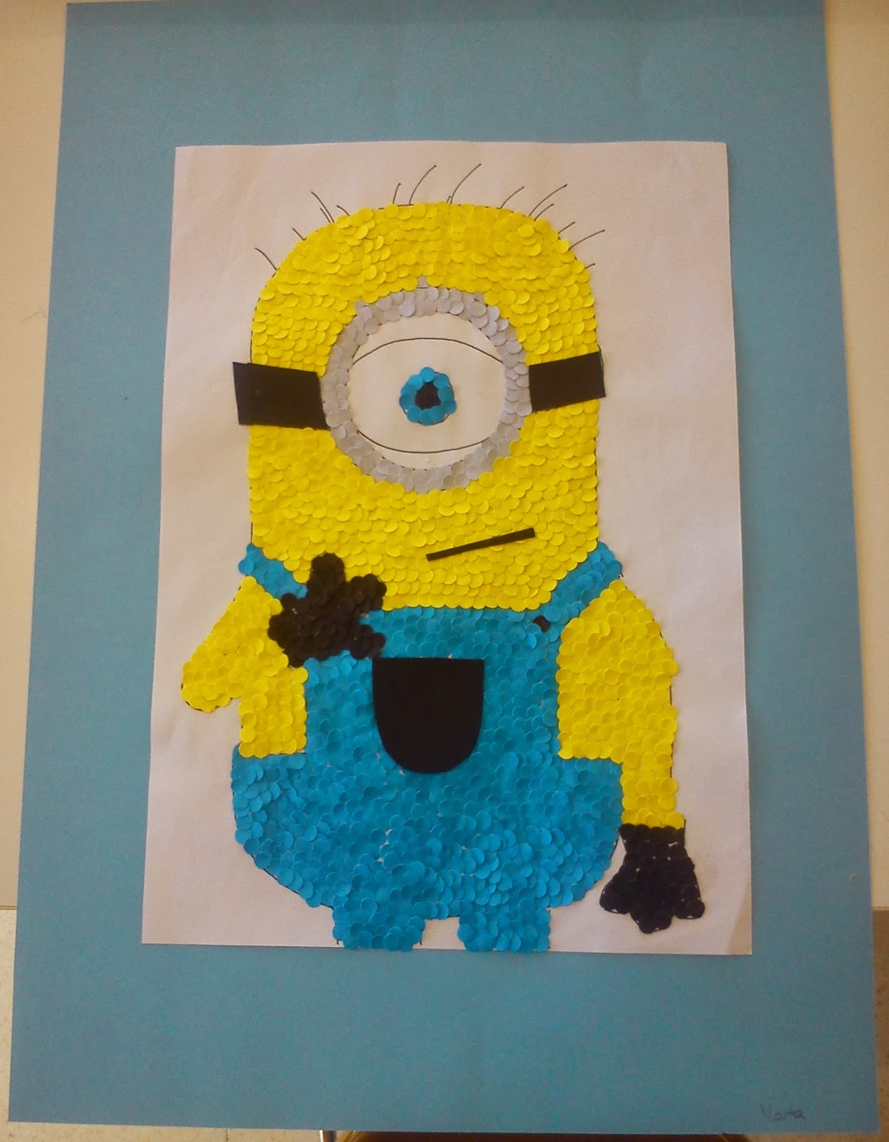 Marta Mosquera Prada: Minion de mosaico