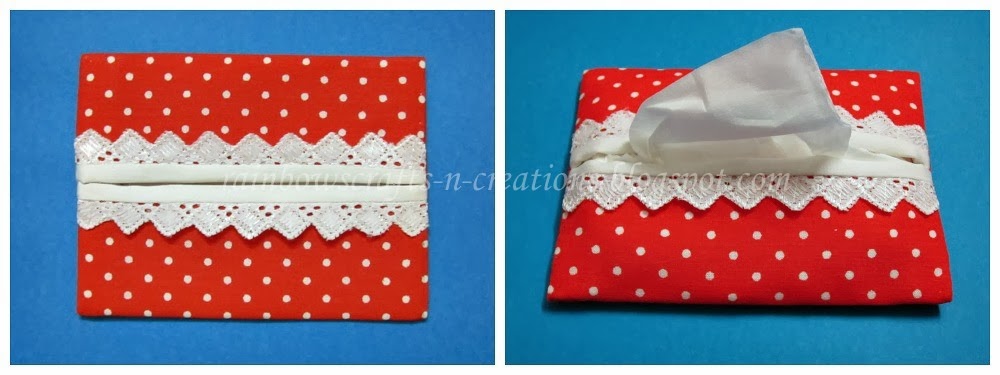 Rainbow's Crafts and Creations: How to make a tissue pack cover