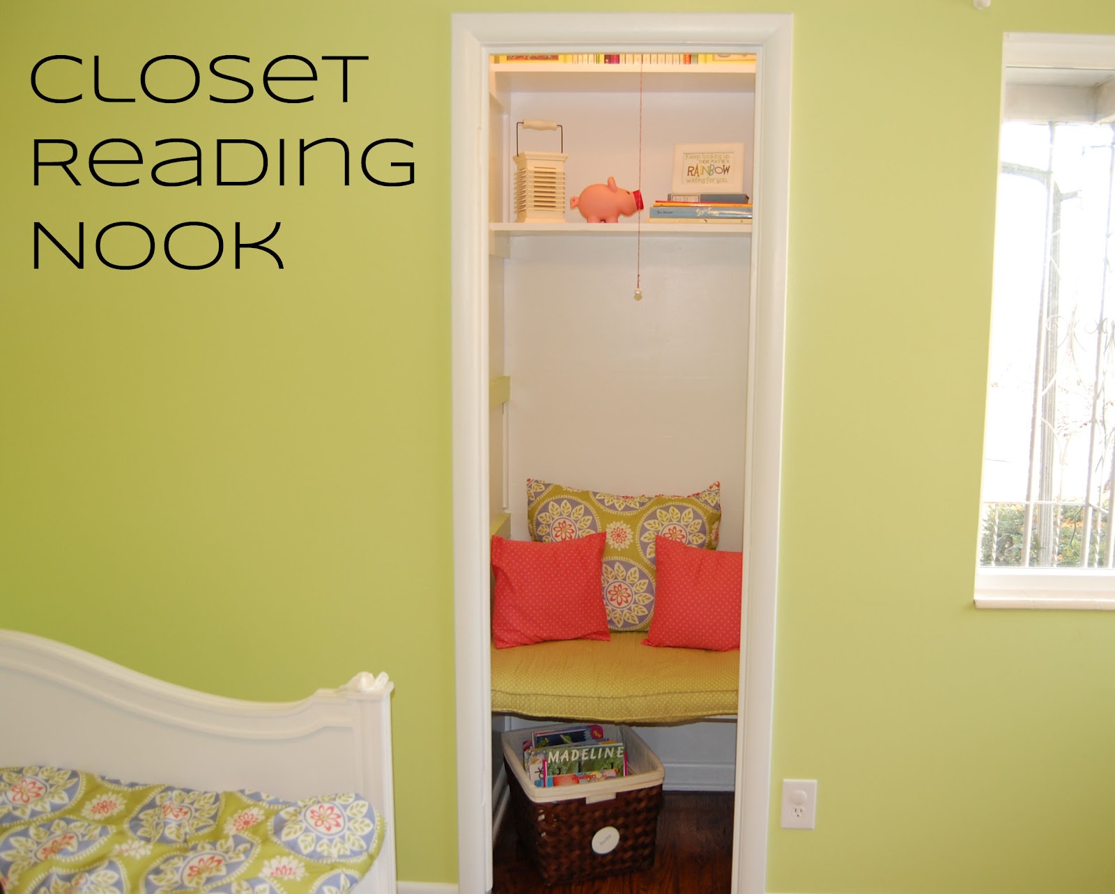 Createinspiremotivate Closet Reading Nook createinspiremotivate-closet-reading-nook