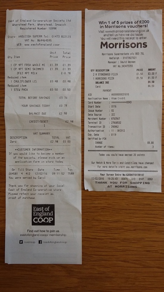 Shopping update for February's frugal food - Much More With Less