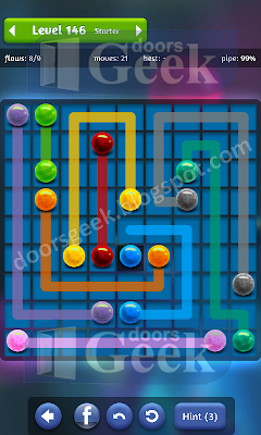 Flow Frenzy [Starter] 9x9 hard Level 146 ~ Doors Geek
