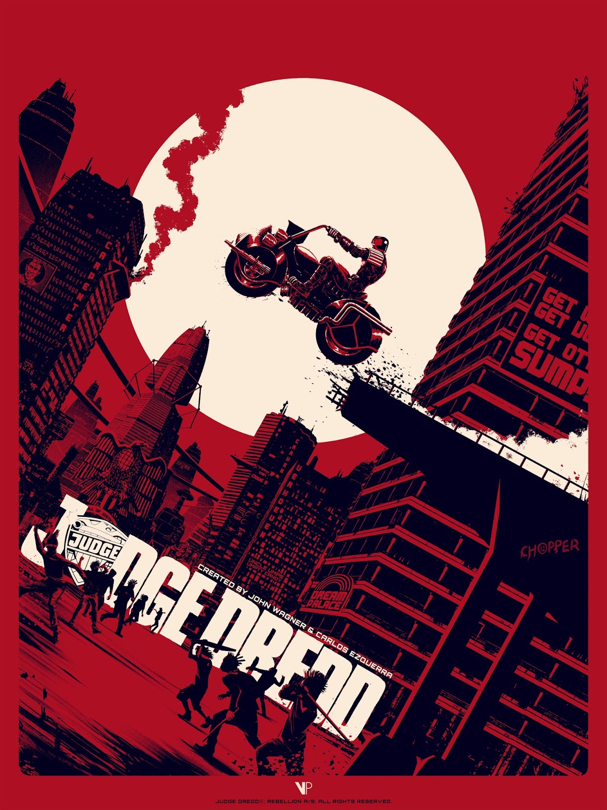 INSIDE THE ROCK POSTER FRAME BLOG: Matt Ferguson Judge Dredd Block War ...