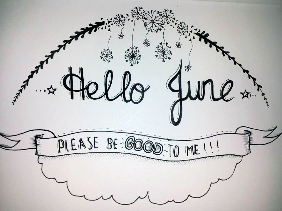 Erica Illustrations: Hello June Handlettering + Minicontest