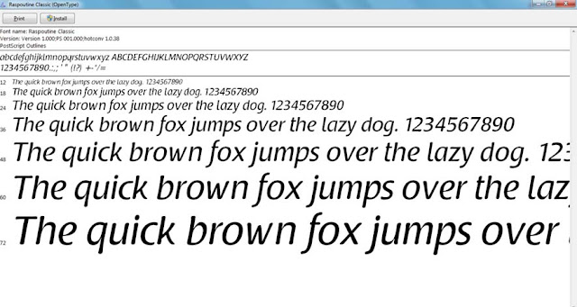 Raspoutine Classic Free Font Download Gratis