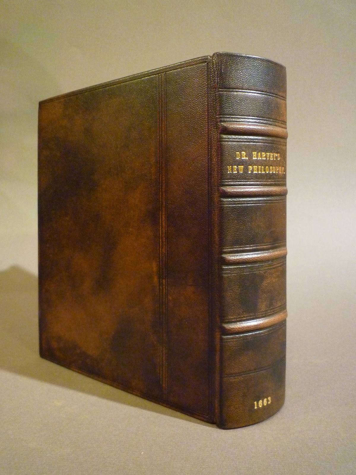 Bookbinder's Chronicle: Dr. Harvey's New Philosophy, 1663