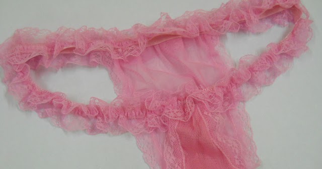 Fashion Care 2u U236 Sexy Pink Sheer Lace Trim G String Womens Underwear