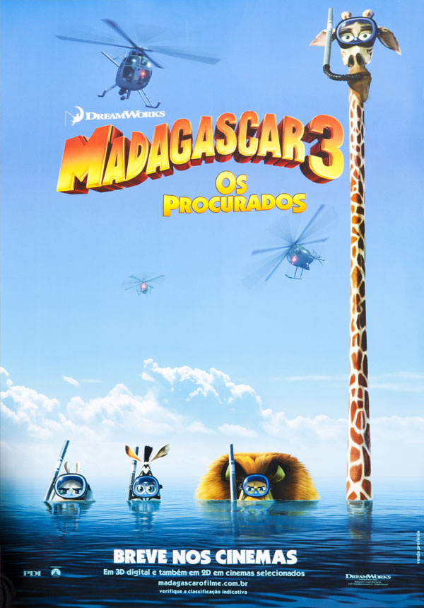 Coluna Blah: Dia 7 de Junho estreia Madagascar 3 nos Cinemas