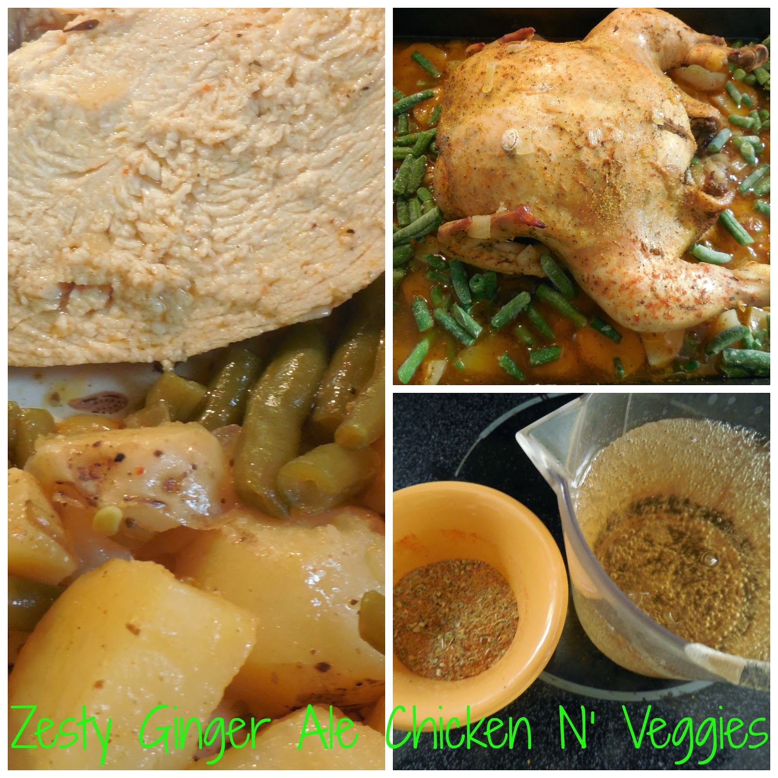 ThriftyTreeHuggary: Zesty Ginger Ale Chicken N' Veggies
