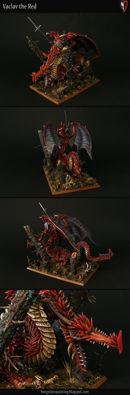 Borgnine's Miniature Painting: Vaclav the Red, the Dragonrider