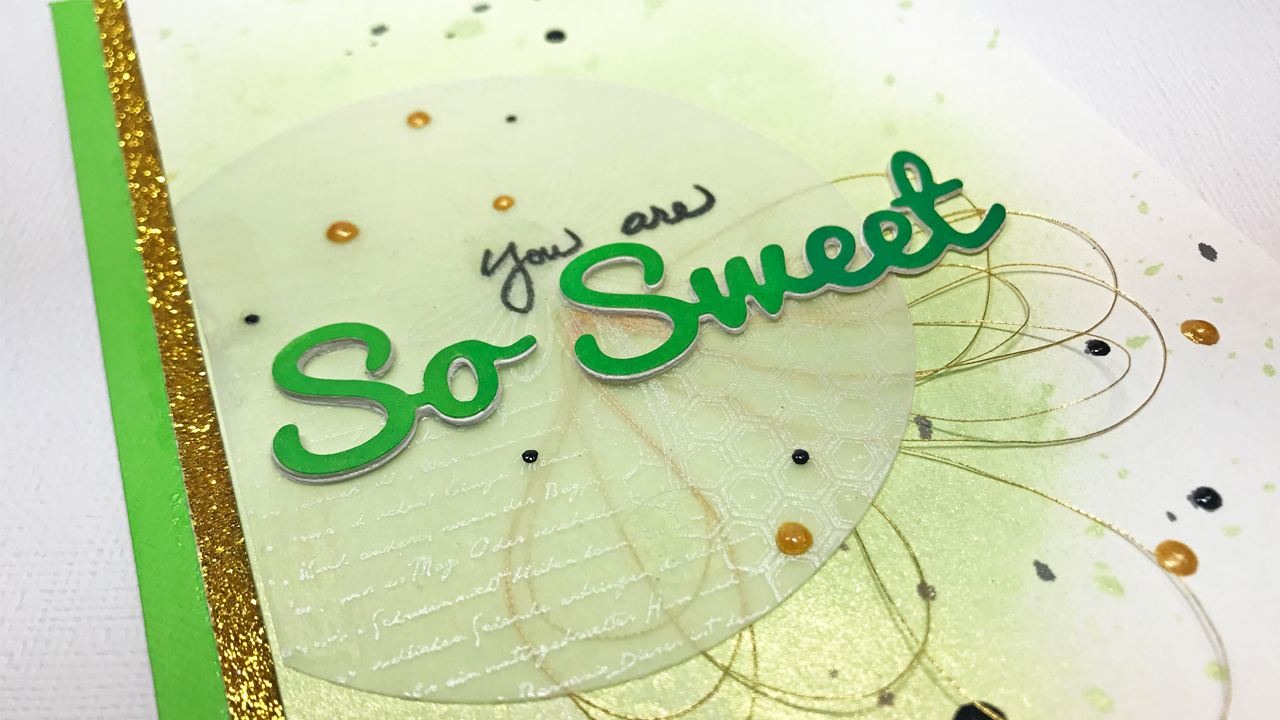 You Are So Sweet Card with Imagine ~ Nadine Carlier