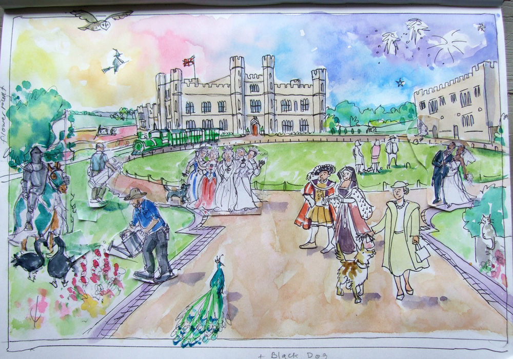 LyndseySmith: The story of a greetings card for Leeds Castle, Kent