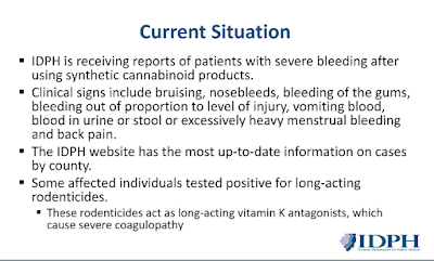 Avian Flu Diary: IDPH Synthetic Cannabinoids Update & Brief Webinar