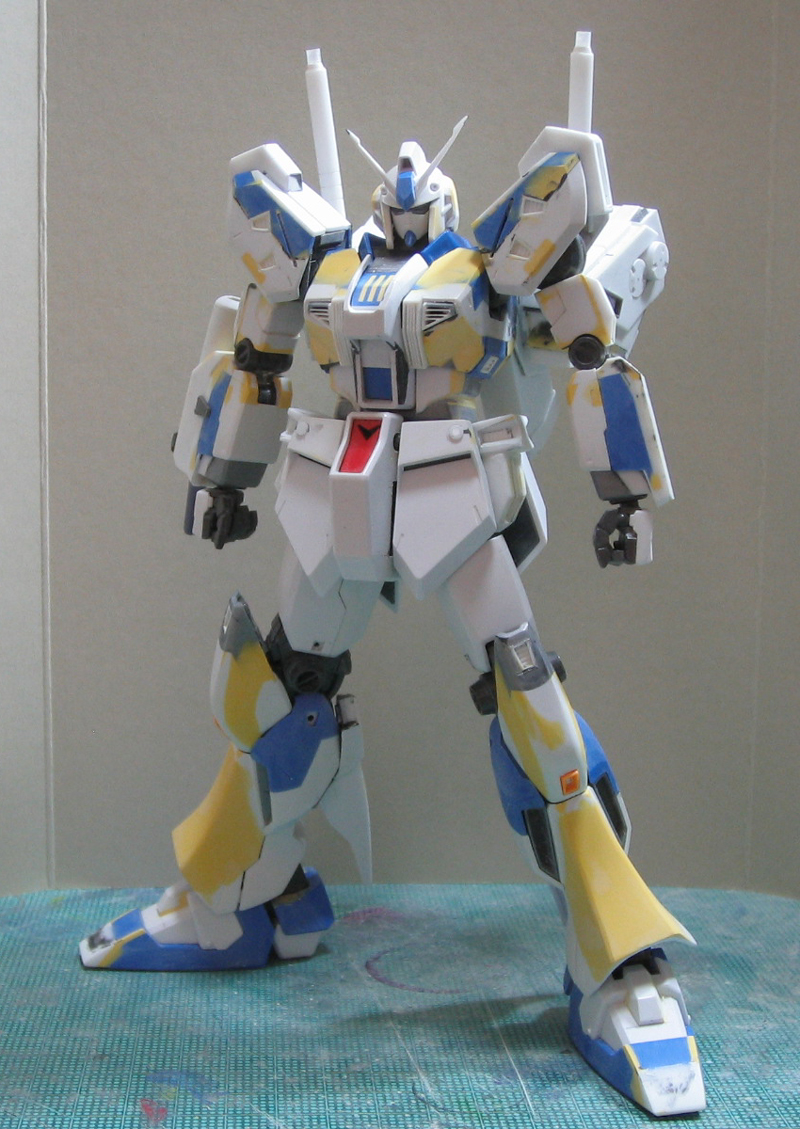 GUNDAM GUY: MG 1/100 RX-94 ν (nu) Gundam Mass Production - Customized Build