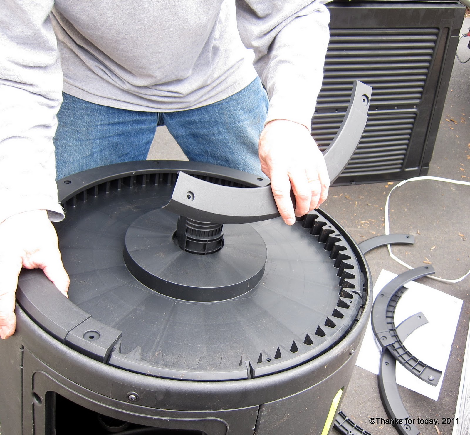 Thanks for today.: What's in the Box? A Compost Mixer!