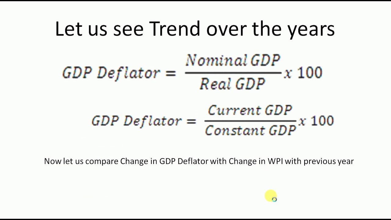 GDP deflator