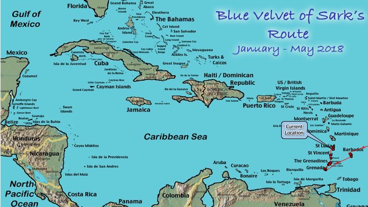 Exploring the World in 'Blue Velvet of Sark': The Pitons St Lucia (Part 1)