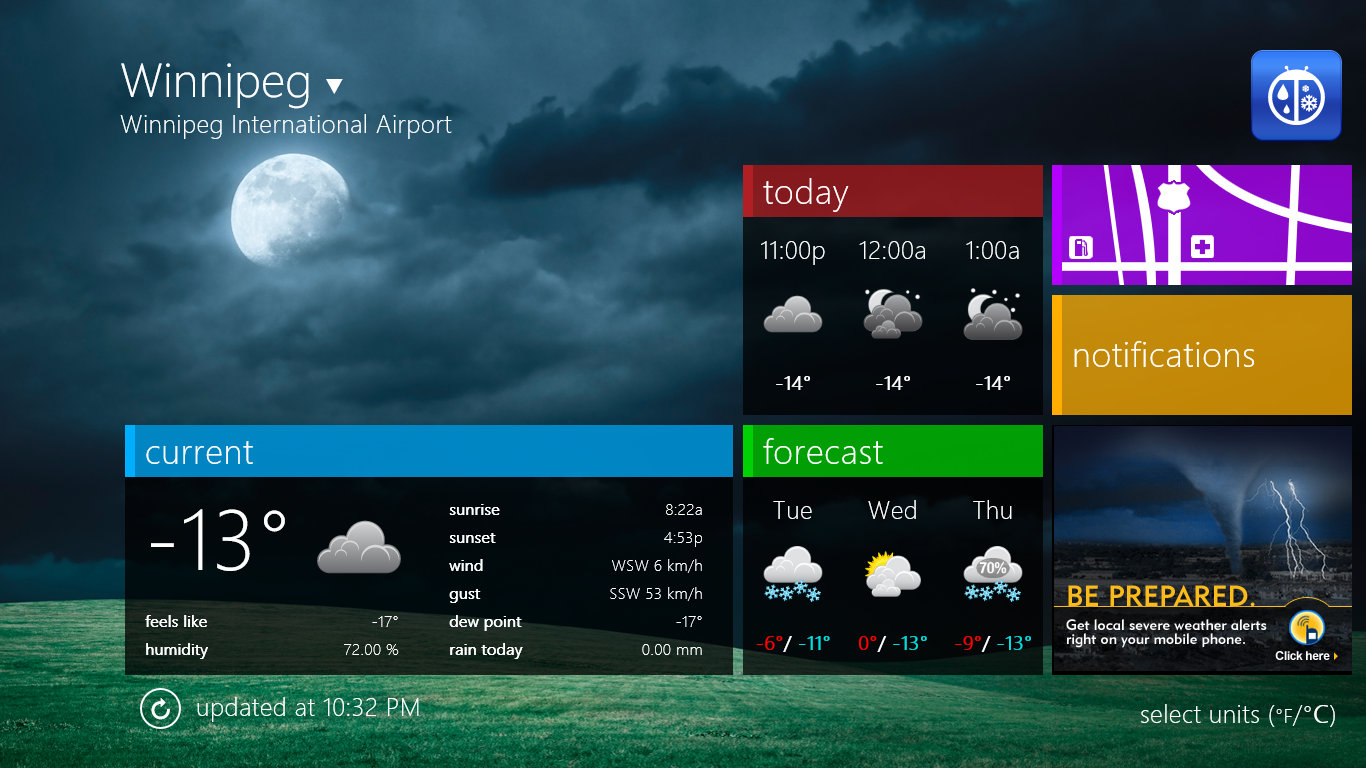 Mike's Southern Manitoba Weather Blog: My windows 8.1 OS, a storm ...