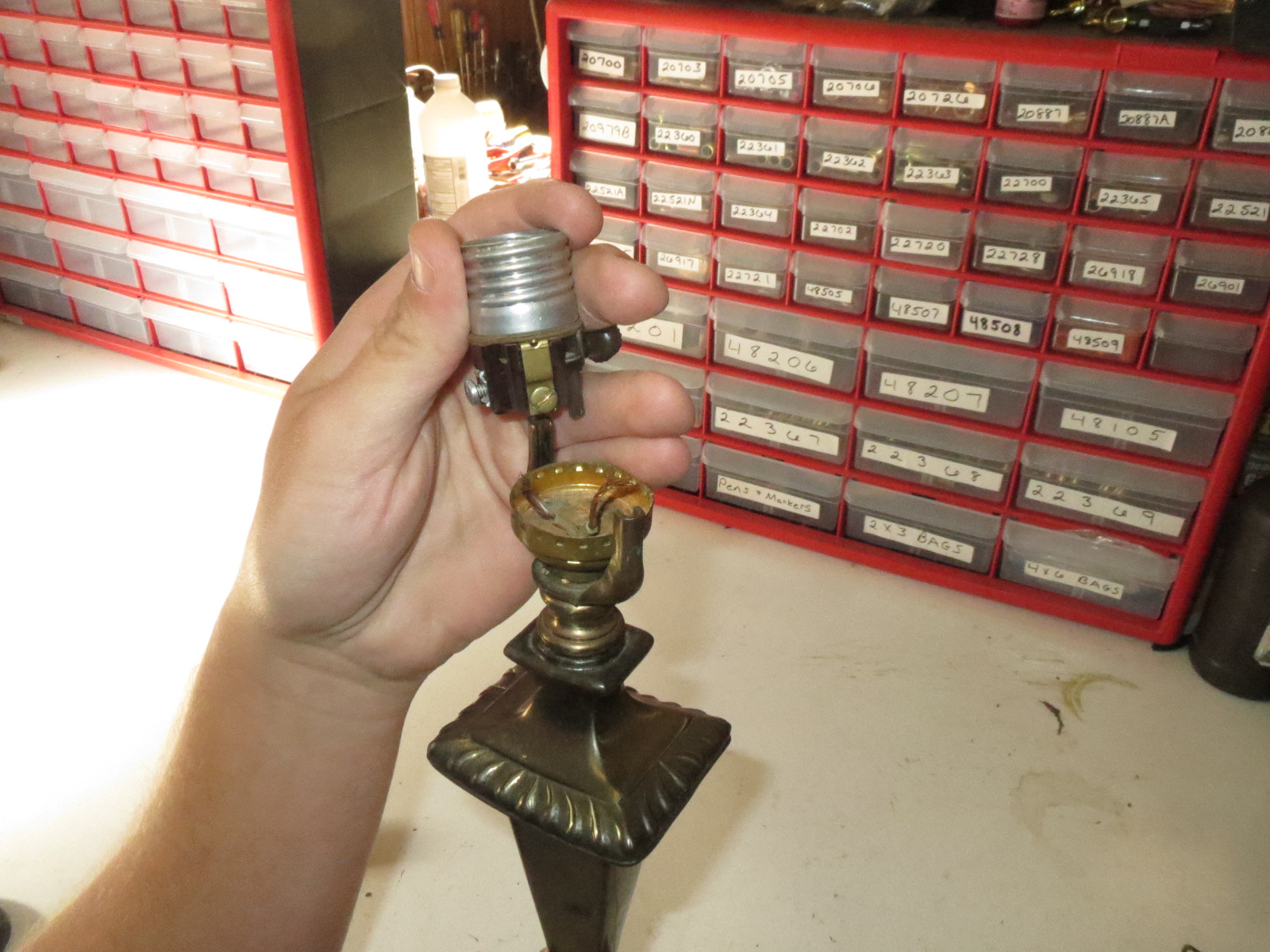 Lamp Parts and Repair | Lamp Doctor: Simple Cord Replacement on Table Lamp