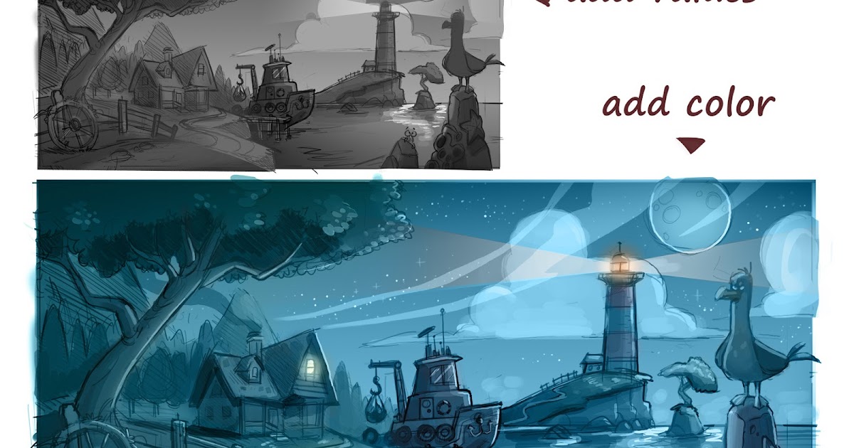 Learning drawing principles: tut