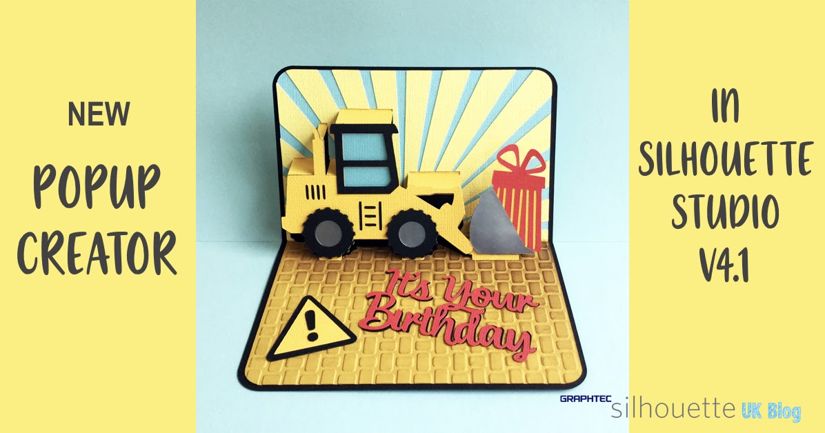 Crafting Quine: NEW Pop Up Cards in Silhouette Studio V4.1 - Digger Card