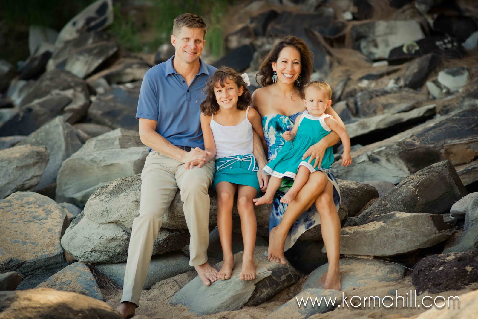 Boatwright Family Portraits Preview - By Maui Photographer Karma Hill