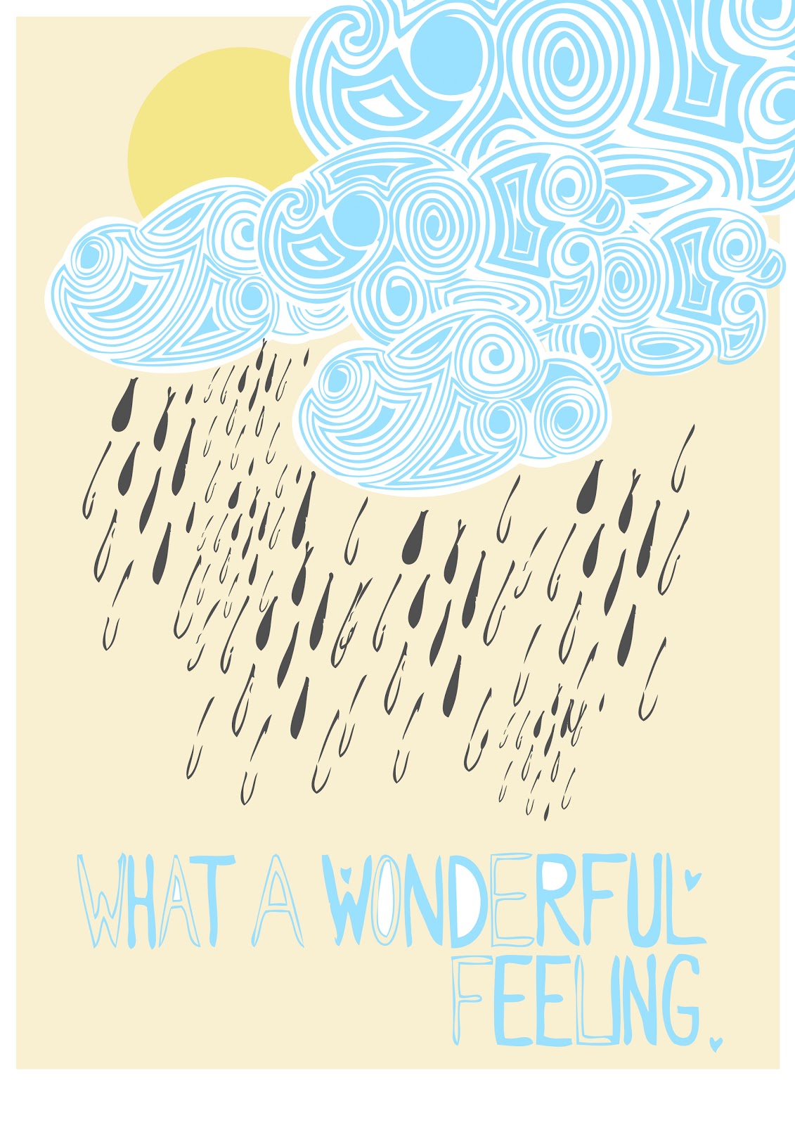 Design Practice Blog: Rain poster Experimentation