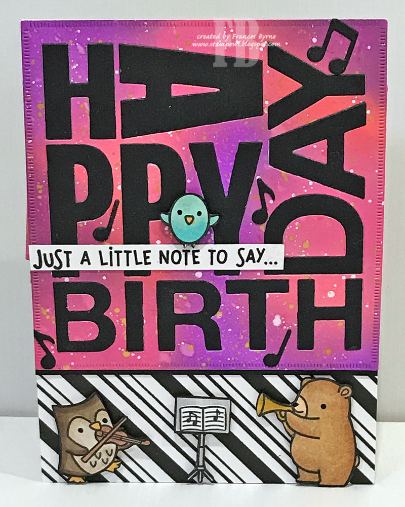 StampOwl's Studio: Little Note Birthday