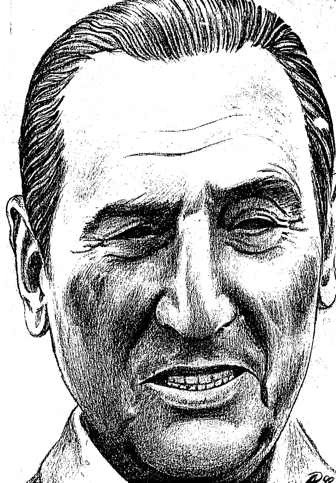Primo Di Martino : Perón,, dibujo por Anselmo Rodríguez, Monte Grande.