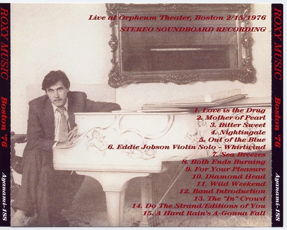 T.U.B.E.: Roxy Music - 1976-03-06 - Boston, MA (FM/FLAC)